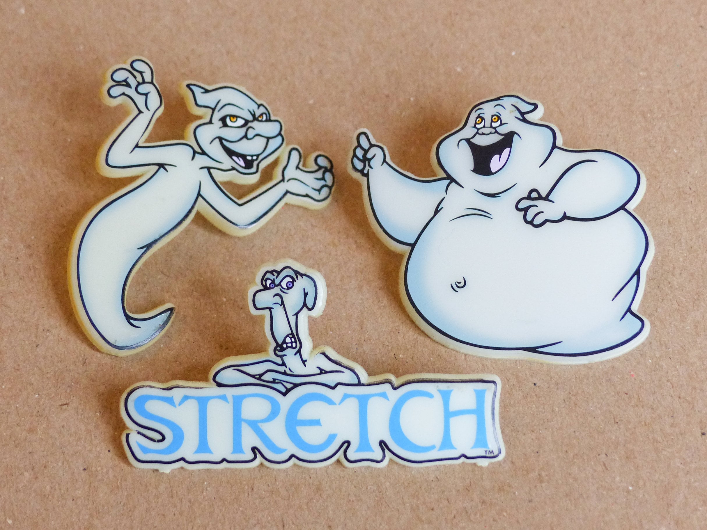 Casper the Friendly Ghost Plastic Badges Glow in the Dark 1995 Disney ...