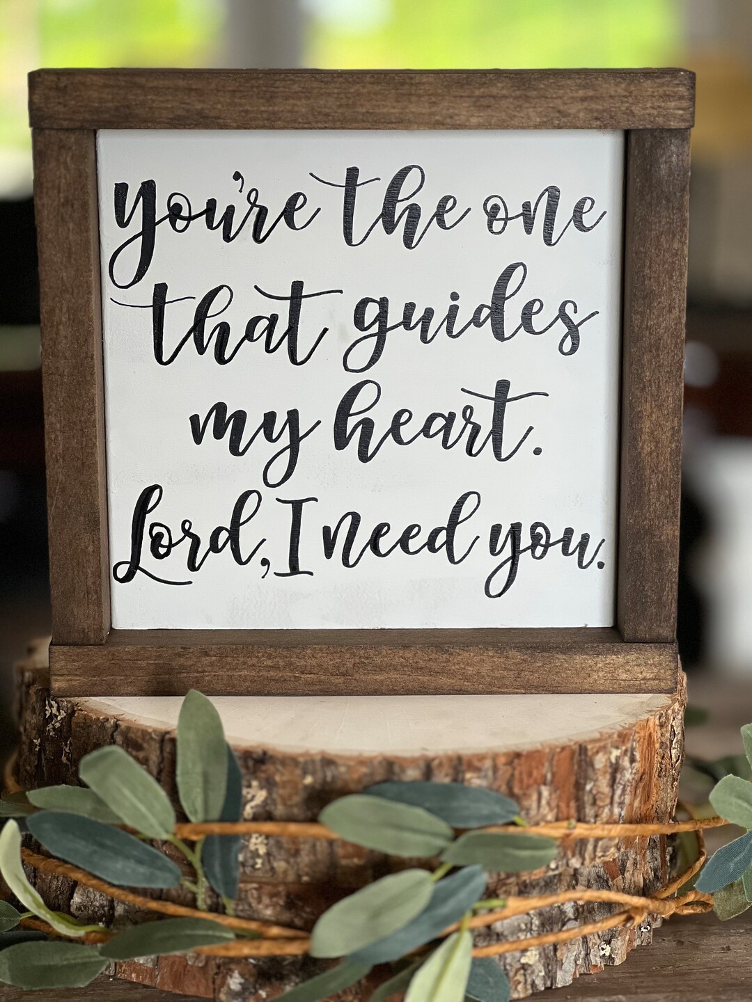 Lord I Need You Wood Sign Bible Verse Wall Art Bible Verse Home Decor ...