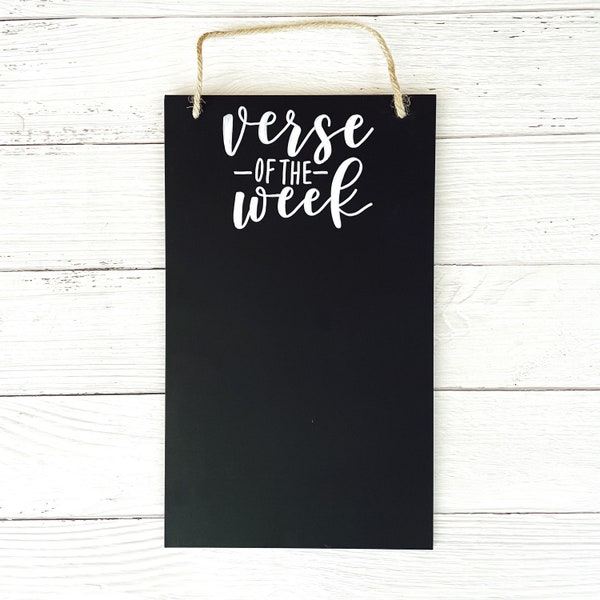 Verse Chalkboard - Etsy