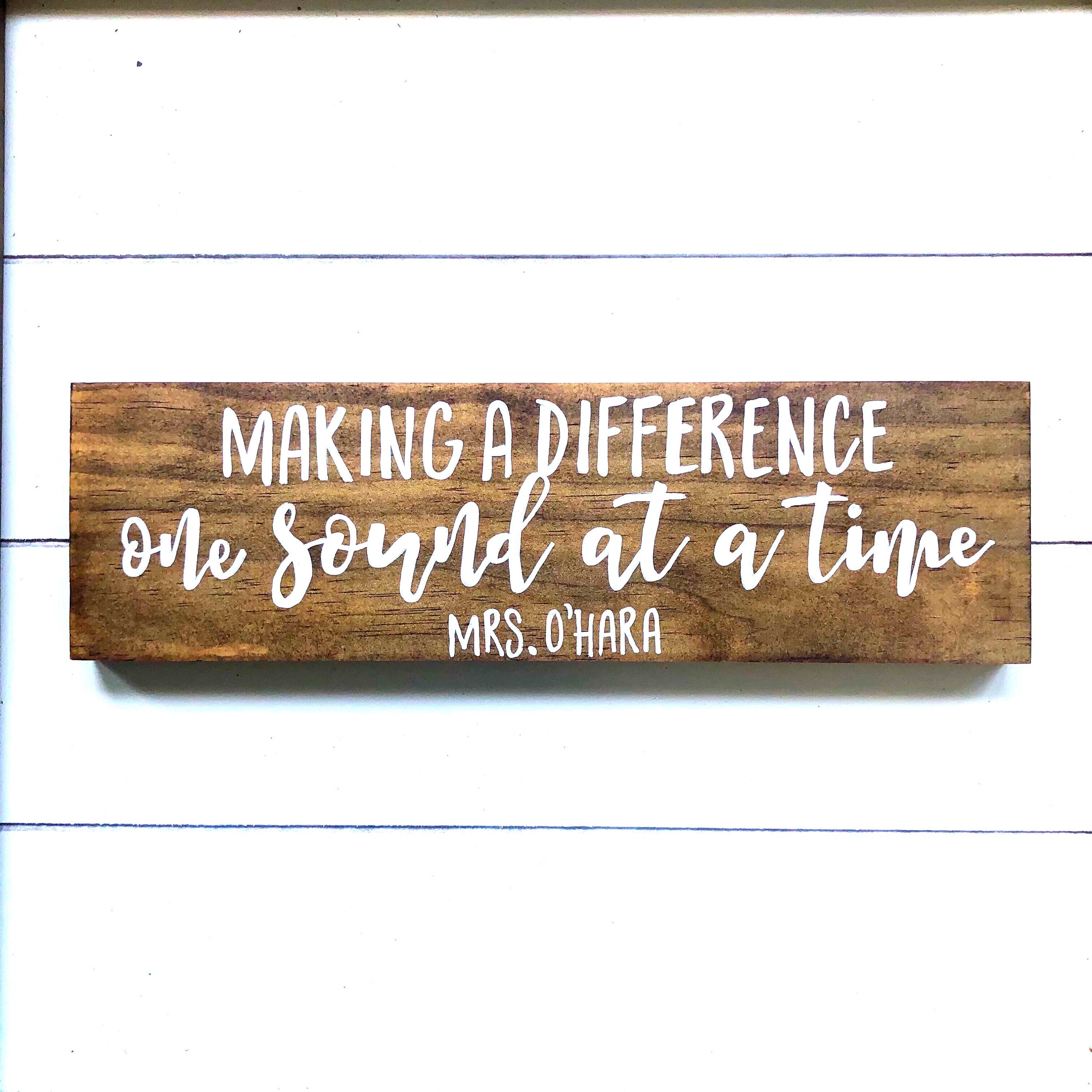 Personalized Speech Teacher Sign Custom Speech Teacher Sign - Etsy