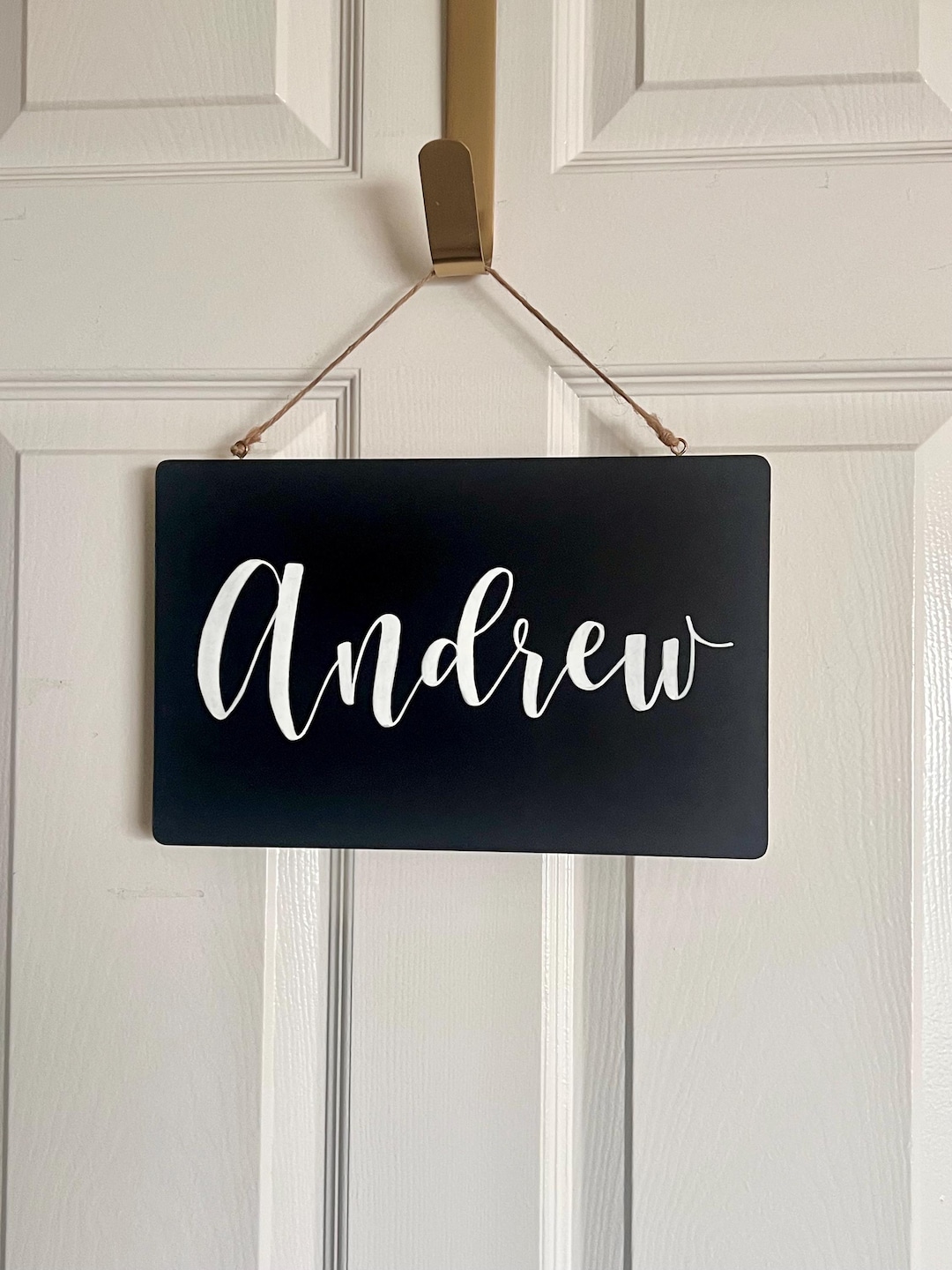 Custom Name Bedroom Door Sign - Etsy