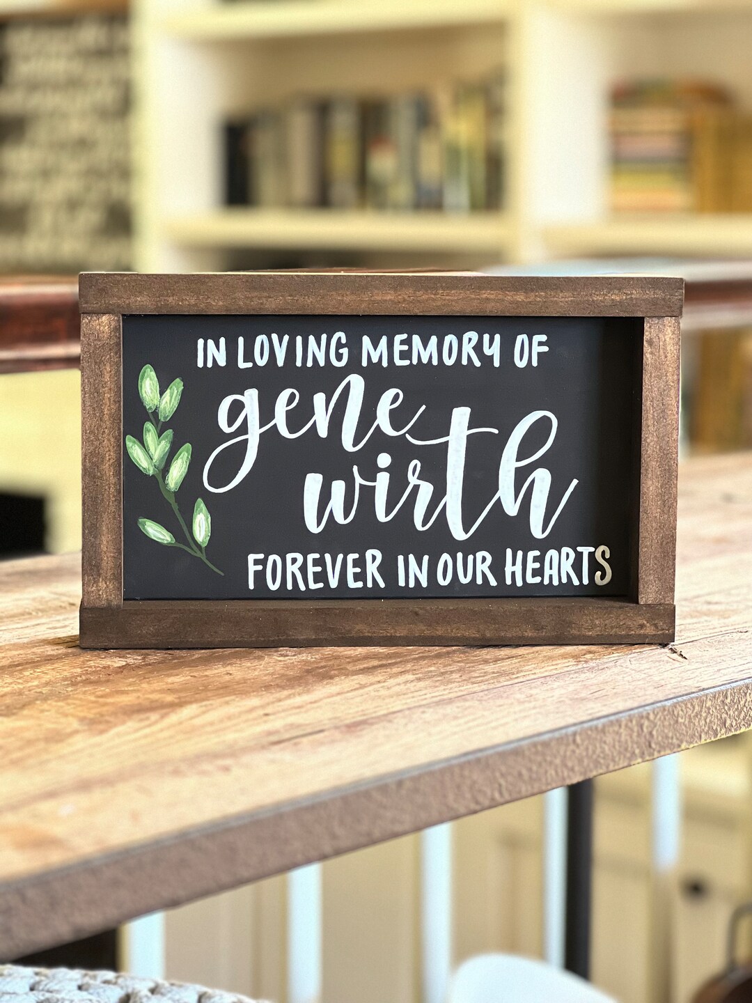 Personalized in Loving Memory Sign | Sorry for Your Loss |sympathy Gift ...
