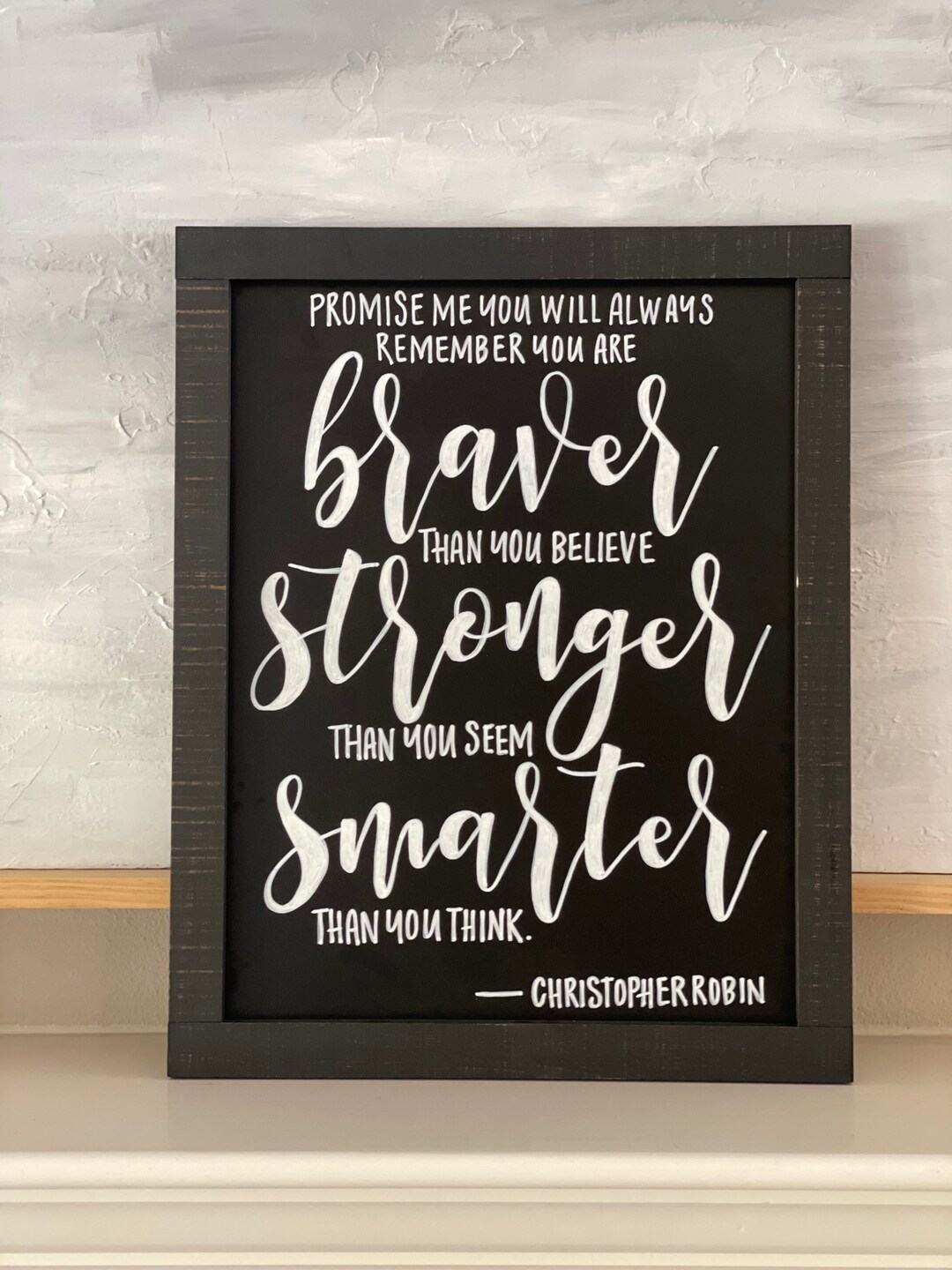 Winnie the Pooh Nursery Promise Me Christoper Robin Quote Nursery Decor ...