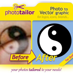 Custom Vector SVG Photo to Vector Convert Photo or Logo to - Etsy