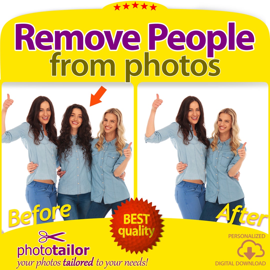 Remove People From Photo, Photoshop Service, Person Removal From a ...