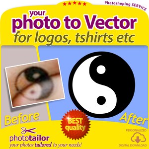 Custom Vector SVG, Photo to Vector, Convert Photo or Logo to SVG Ai Eps ...