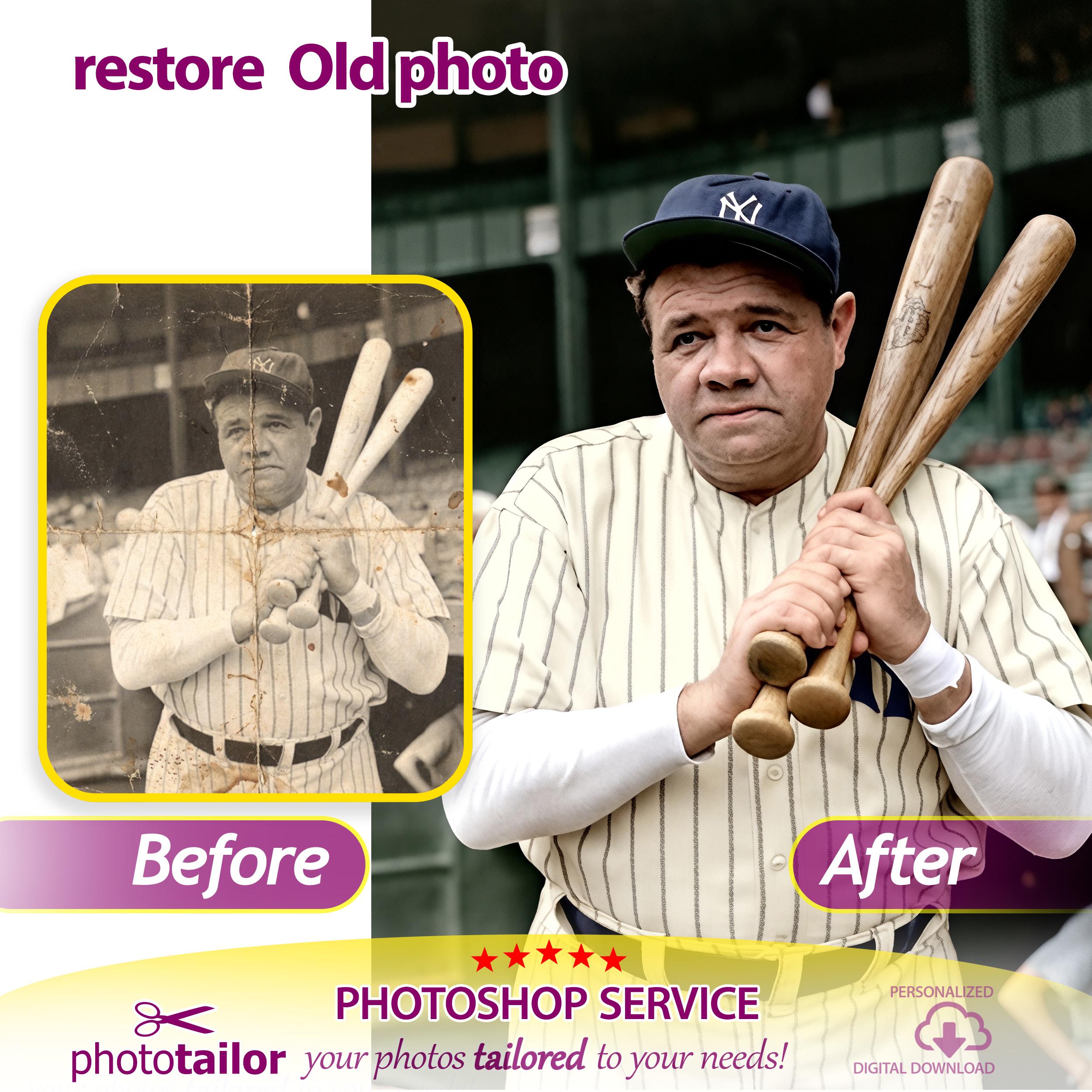 Restore Old Photo, Photo Editing, Repair and Colorize Old Images ...