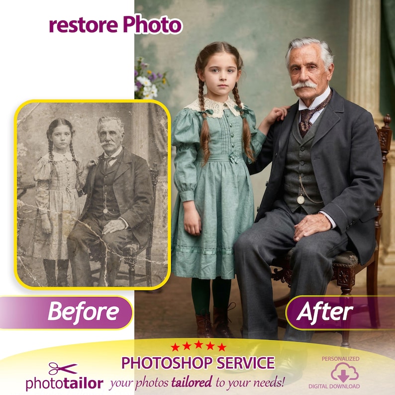 Restore Old Photo, Photo Editing, Repair and Colorize Old Images ...