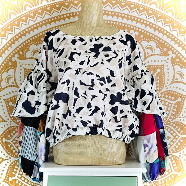 Upcycled Blouse - Etsy