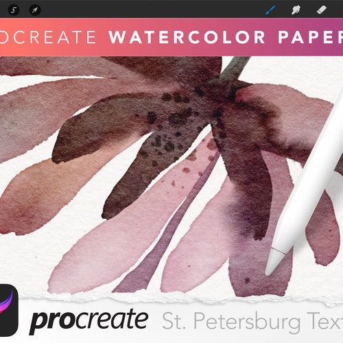 Storybook Watercolor Paper Texture for Procreate - Etsy