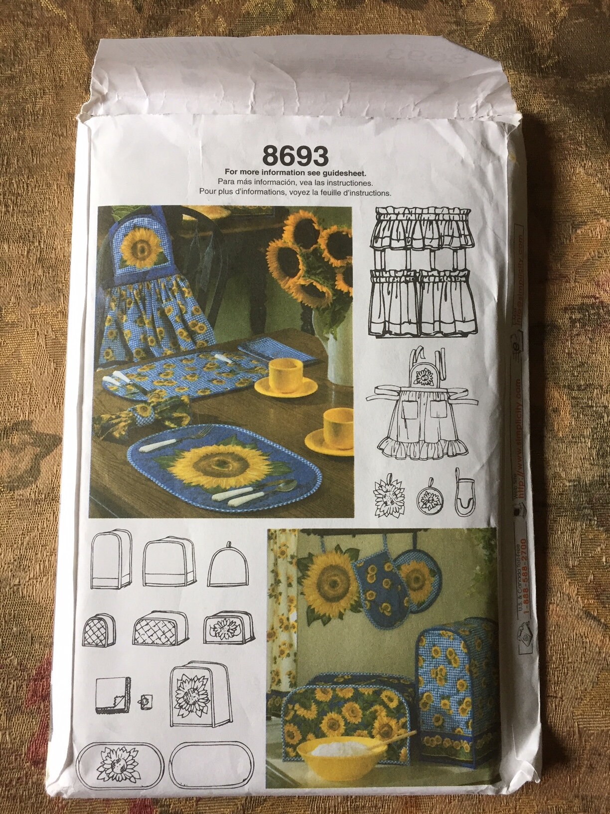 Simplicity 8693 Pattern Home Craft Appliance Cover - Etsy