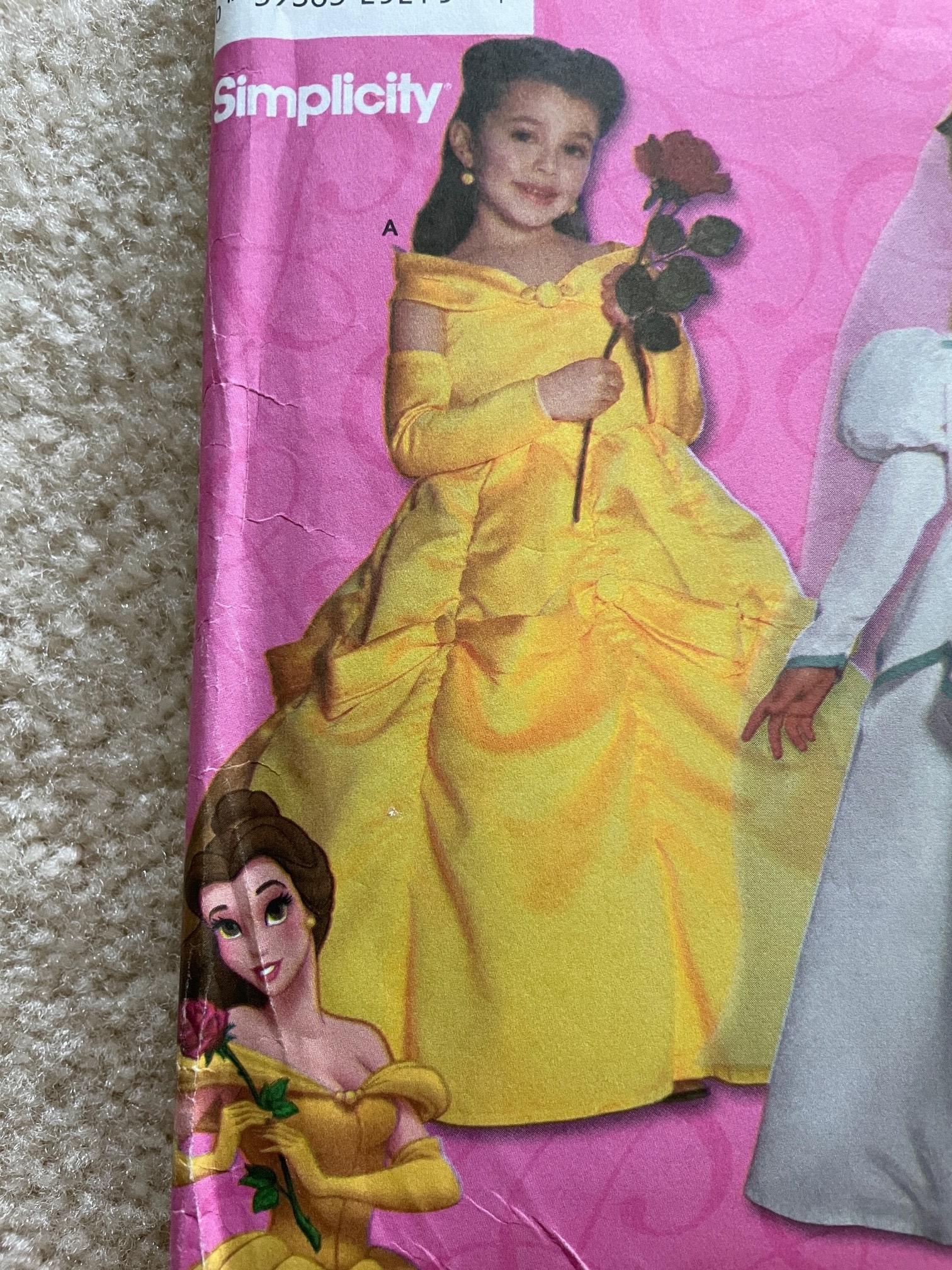 Simplicity 9902 Paper Sewing Pattern Disney Princess Belle - Etsy