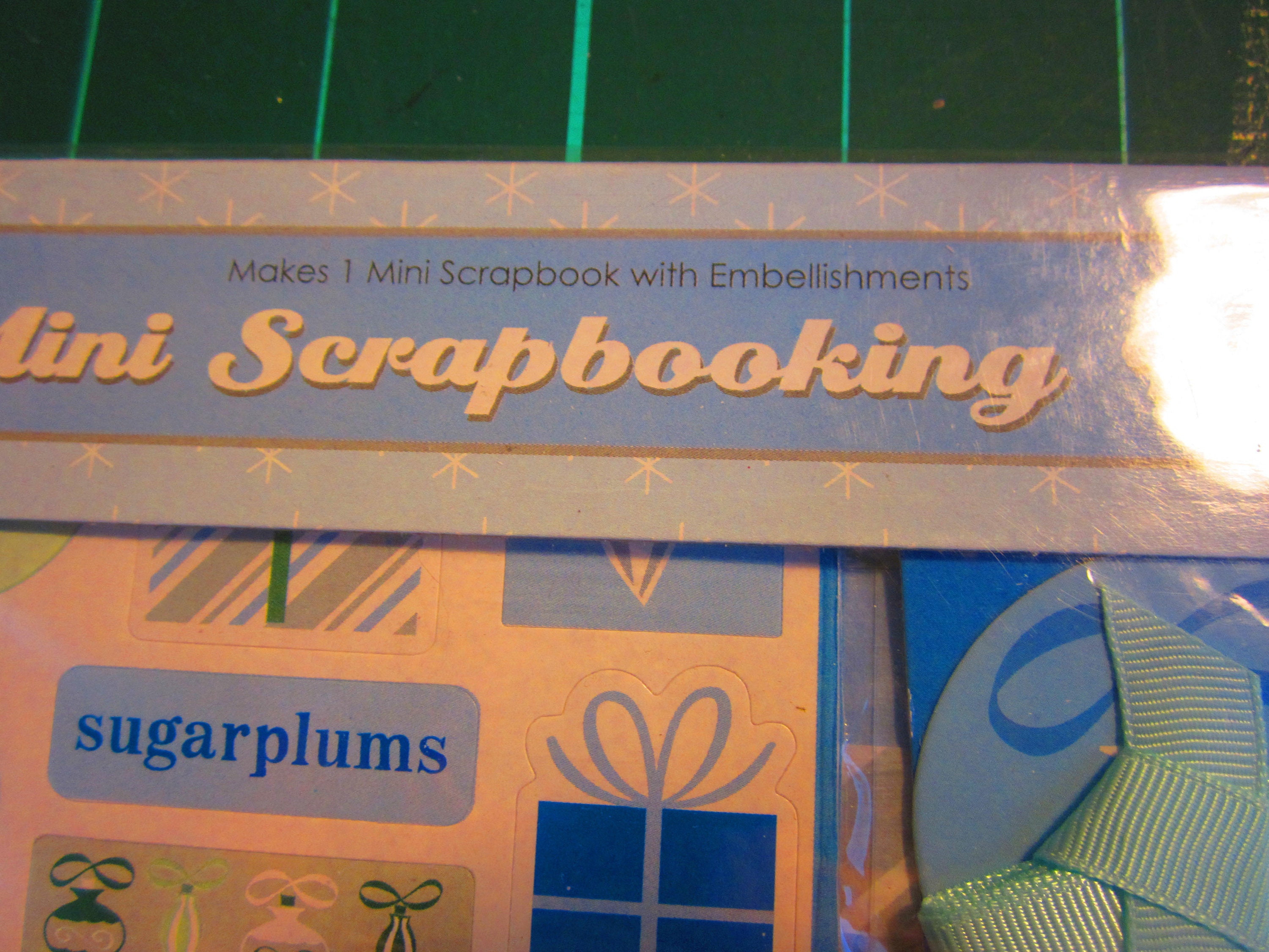 MINI SCRAPBOOKING KIT Contains 19 Pieces Blue Theme 4x4 - Etsy
