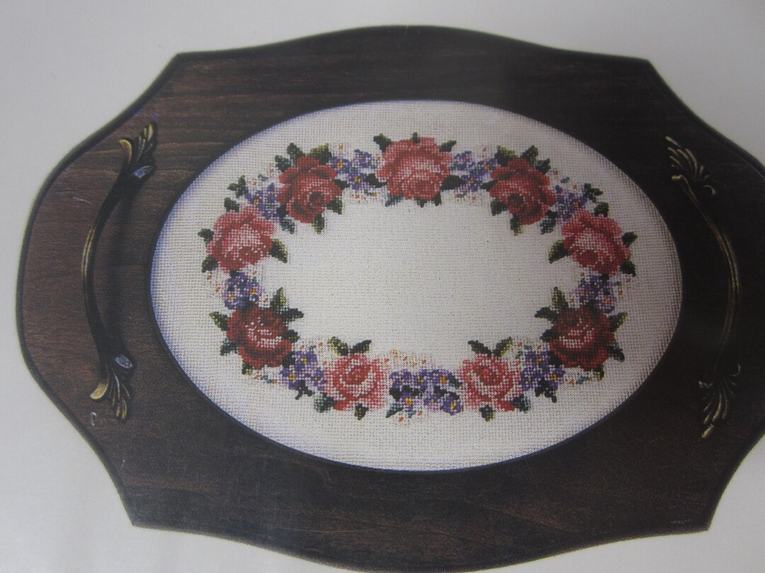 Gitta's, Charted Petit Point, Complete Kit, Wreath of Roses, 100 X 147 ...