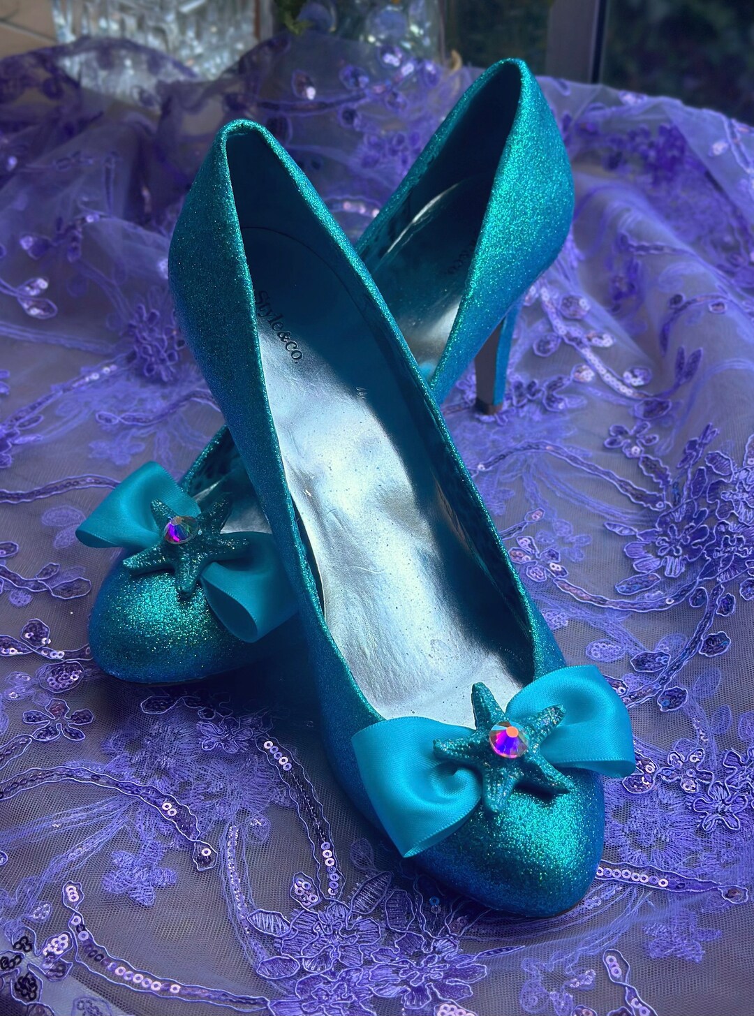 Adult Ariel Little Mermaid Inspired Princess Heels Shoes - Etsy