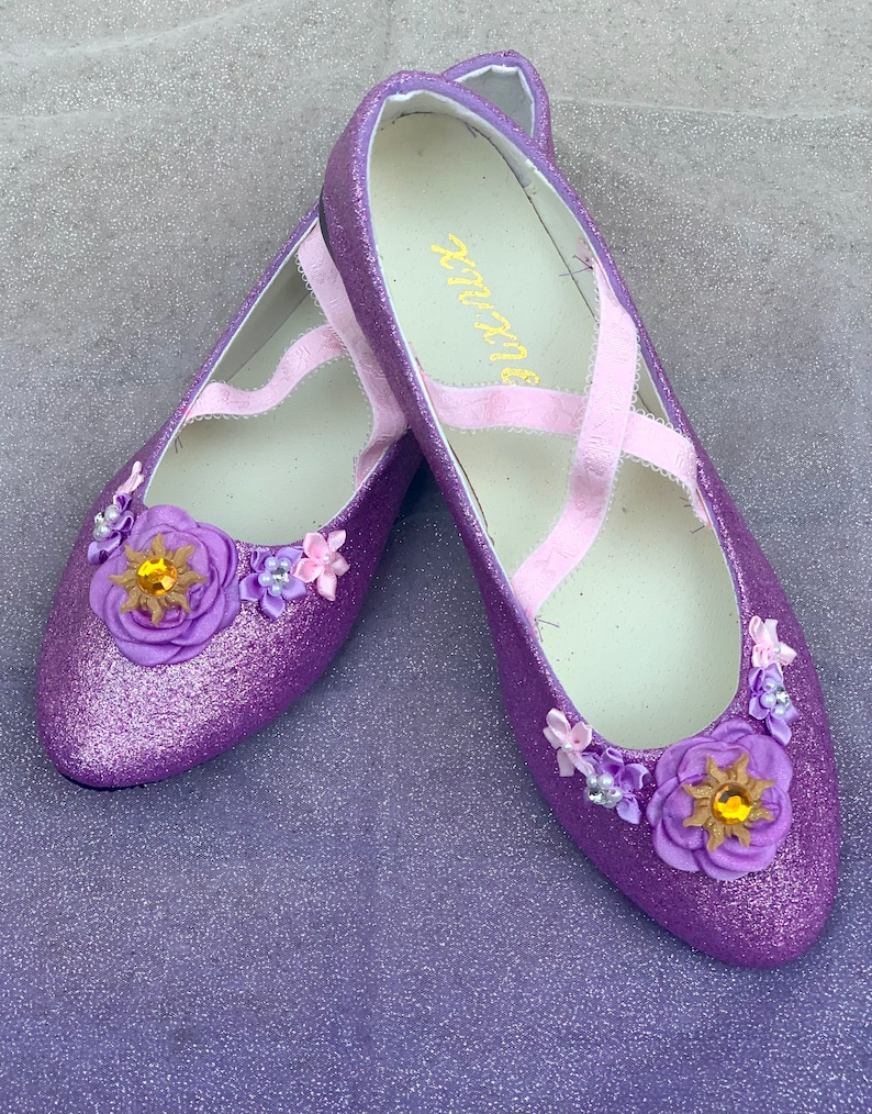 Adult Tangled Rapunzel Inspired Wedding Princess Shoes Flats - Etsy