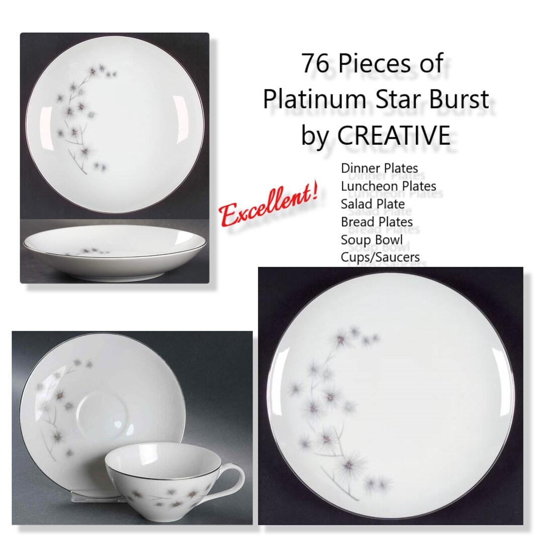 MCM Platinum Starburst Star Burst 1014 by Creative Dinner - Luncheon ...