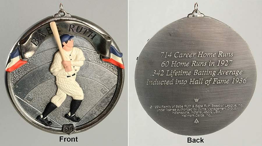 Hallmark Baseball Heroes at the Ballpark Ornaments Vintage - Etsy