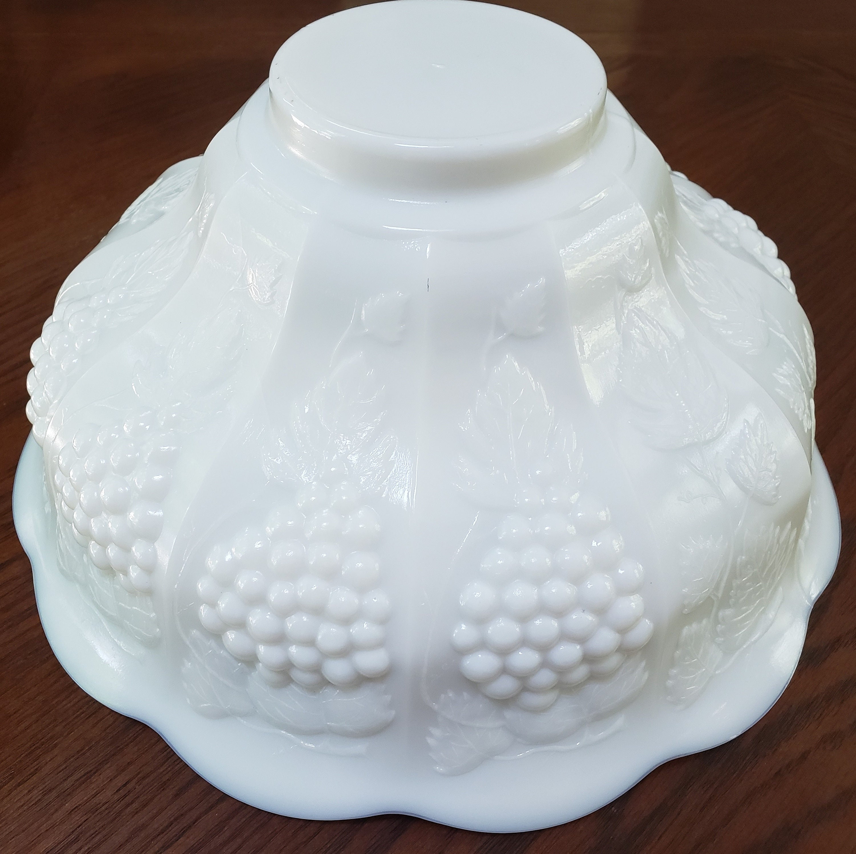 Vintage Mckee Thatcher Colonial Grape Panel Punch Bowl - Etsy