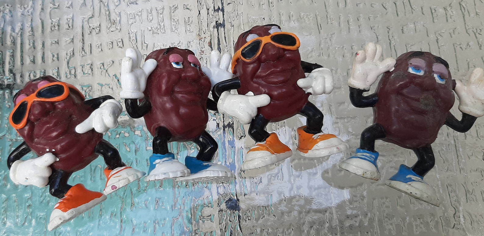 25 California Raisin Toys From 1980s Large Small Felt LOOK - Etsy