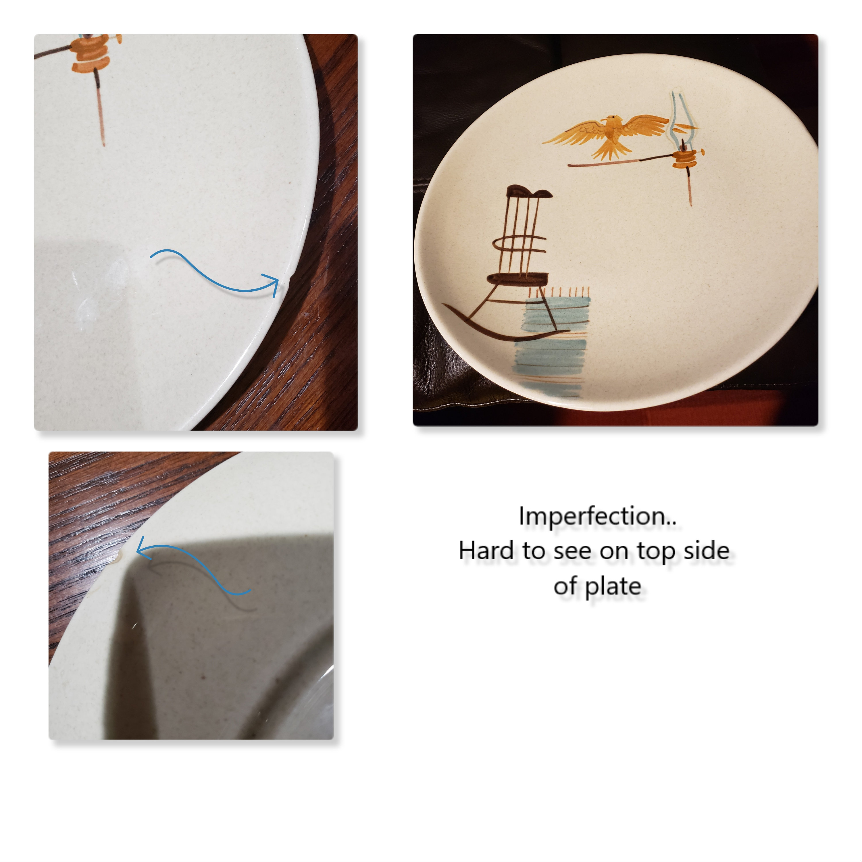 4 Hearthside by Red Wing Dinner Plates EXCELLENT Condition - Etsy