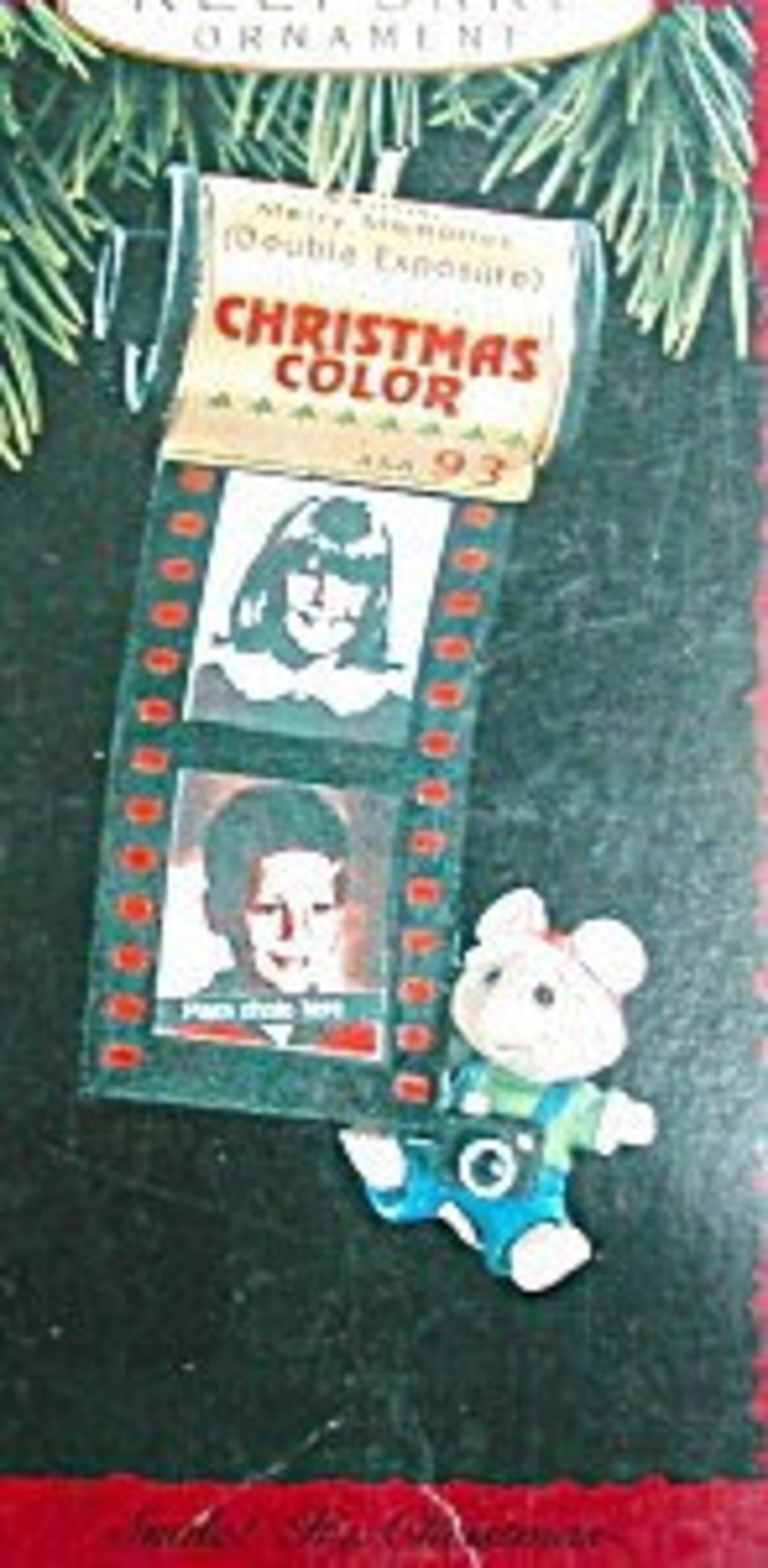 1993 Hallmark Ornament Big Roller Wheel Spins Warm & Special Friends ...