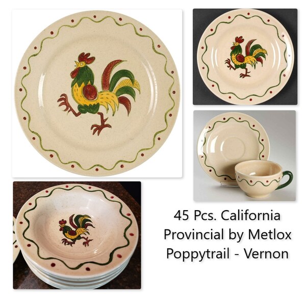 Rooster Dinnerware - Etsy