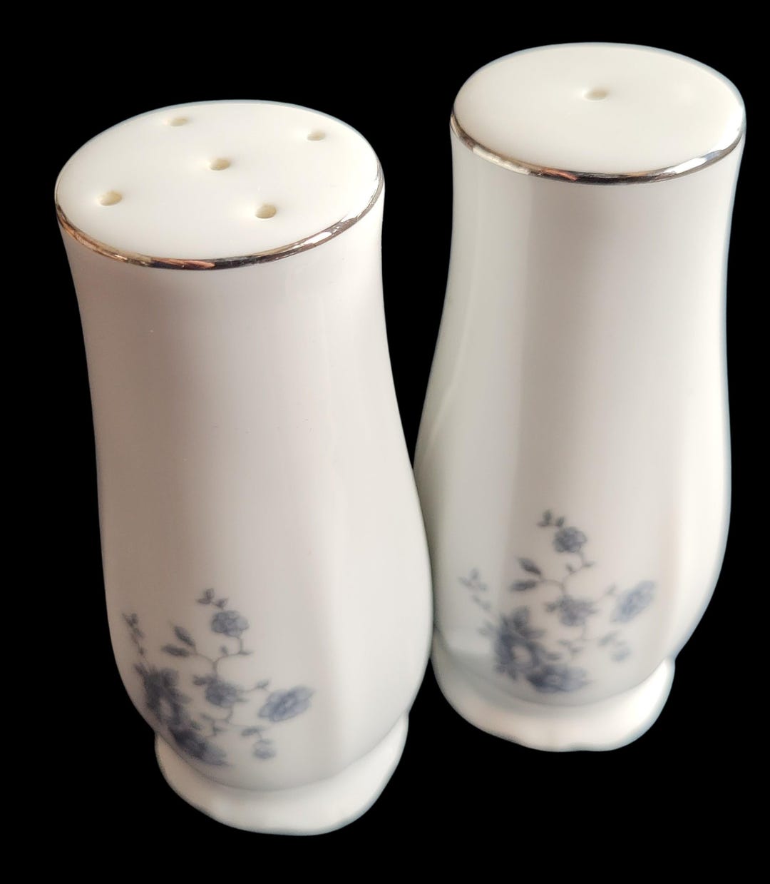 Salt & Pepper Set * Blue Garland (bavaria Backstamp) by Johann Haviland ...