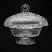 Vintage Crystal Lidded Footed Candy Dish - Etsy