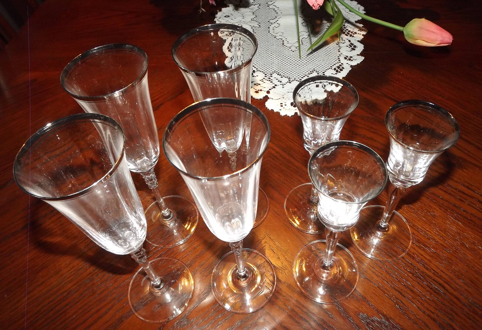 Set of 7 Vintage Elegant Cordial Sherry Stemmed Glassware - Etsy