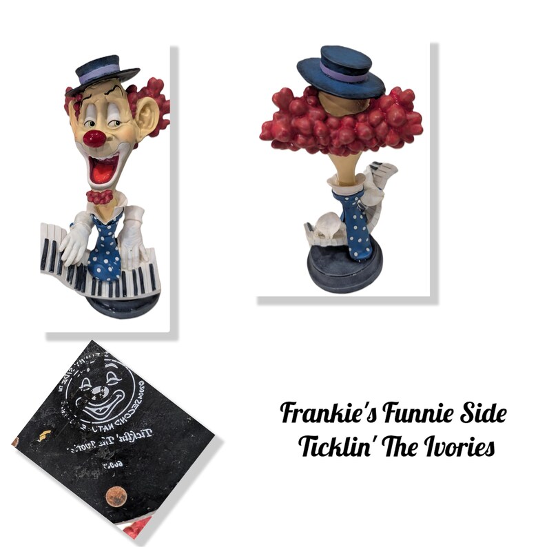 Frankie’s Funny Side™ Musical Clown Figurine Trio – Smooth Grooves, No ...
