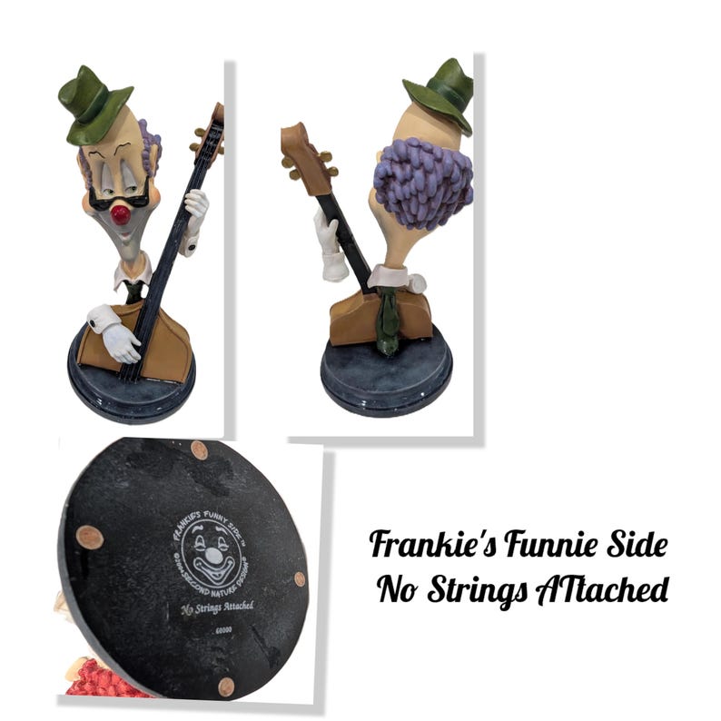 Frankie’s Funny Side™ Musical Clown Figurine Trio – Smooth Grooves, No ...