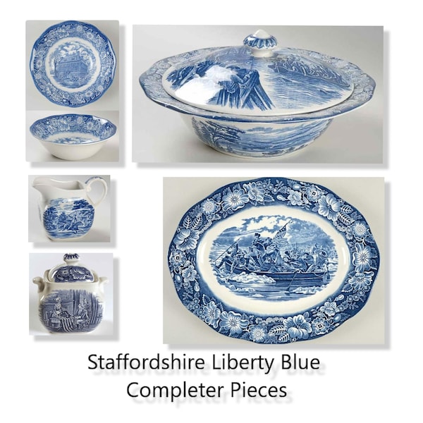Liberty Blue Dishes - Etsy