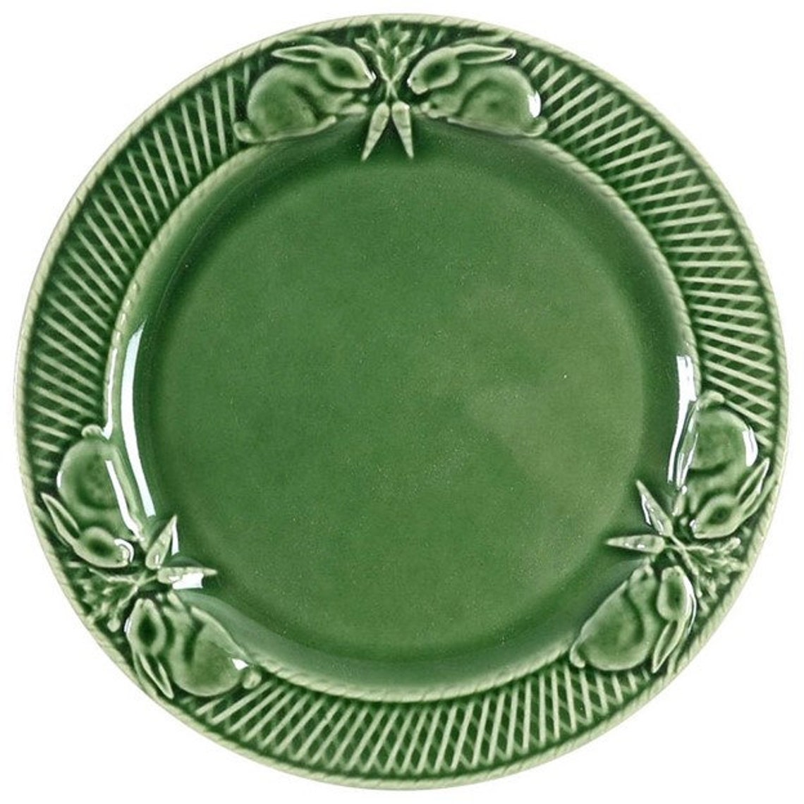 Bordallo Pinheiro Green Rabbit Dinner Plates Salad Plates - Etsy Canada