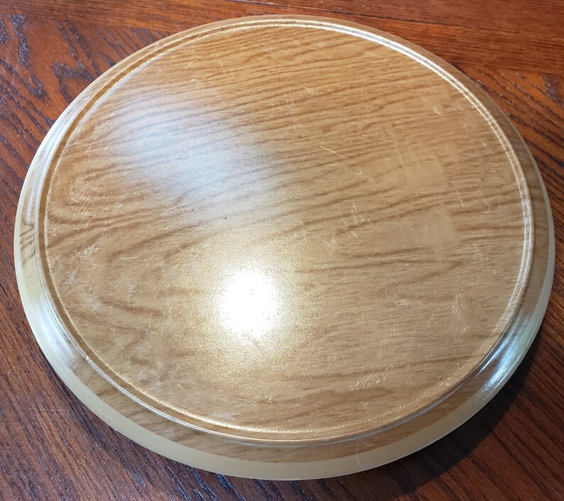 Lazy Susan Fish Shaped Cream Gray USA California Pottery Lazy Susan 3 ...