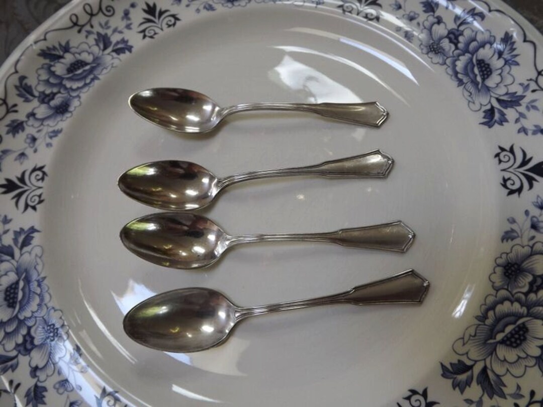Beautiful Vintage Set of 4 1913 Rare Exeter Pattern Demitasse Spoons - Etsy