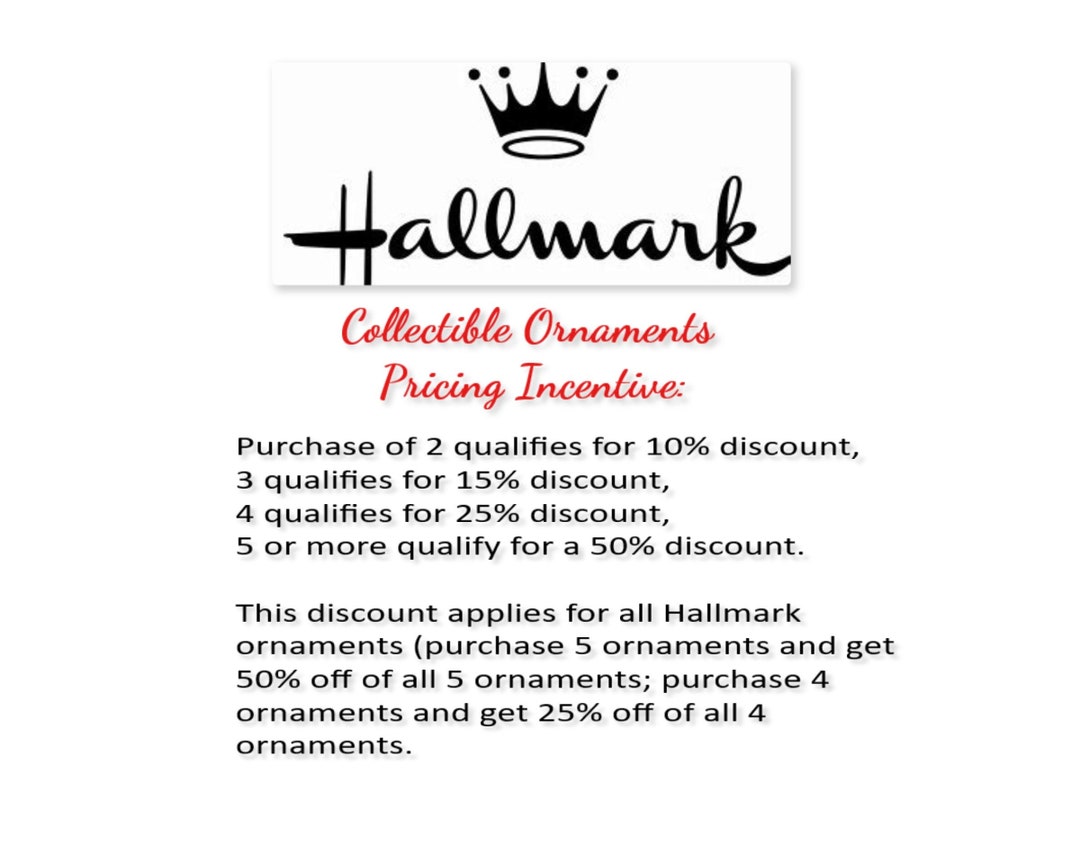 Hallmark Collectible Ornaments Sales Incentive - Etsy
