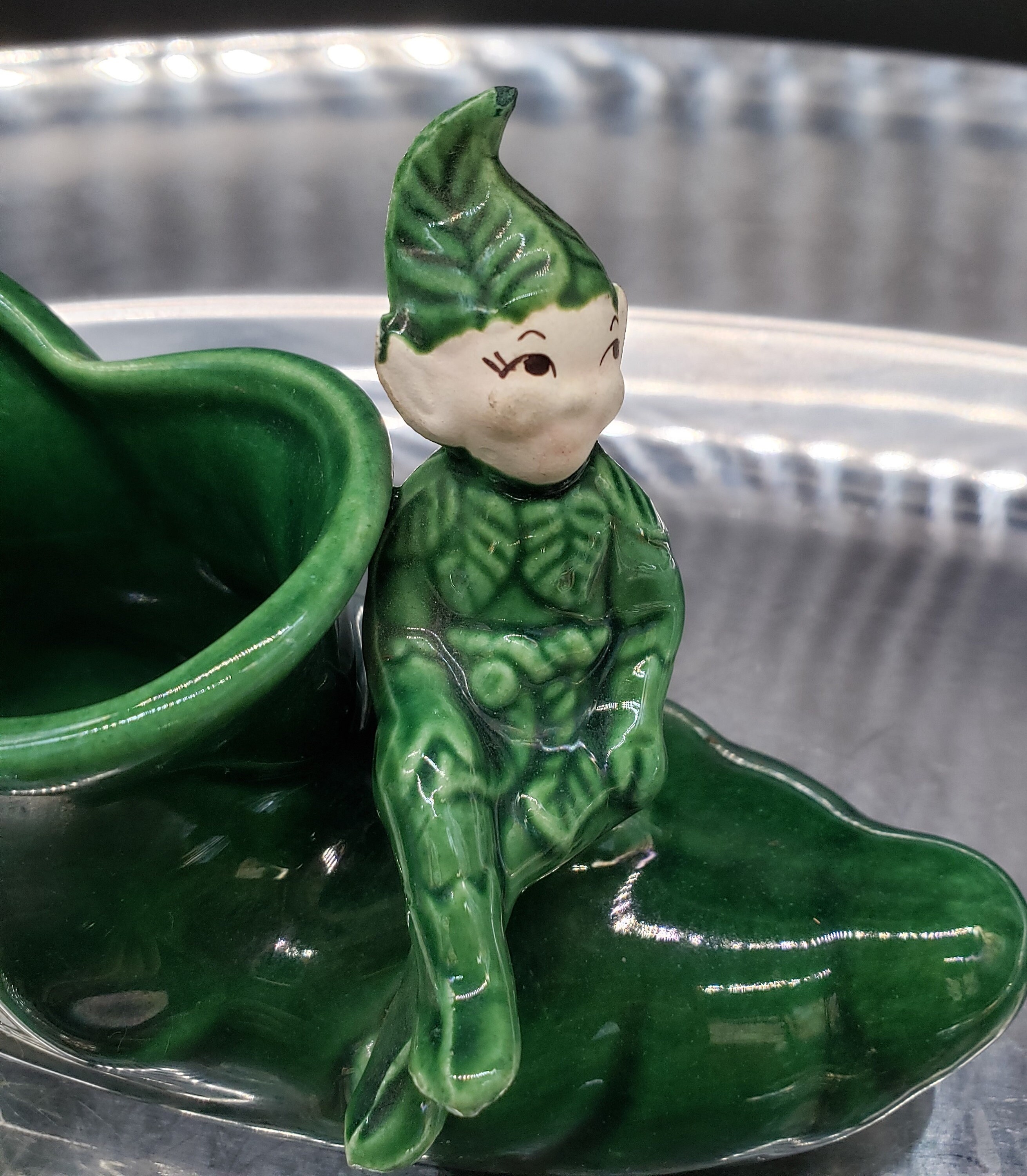 Vintage 1950s Elf Pixie Sprite Sitting on a Shoe Slipper - Etsy