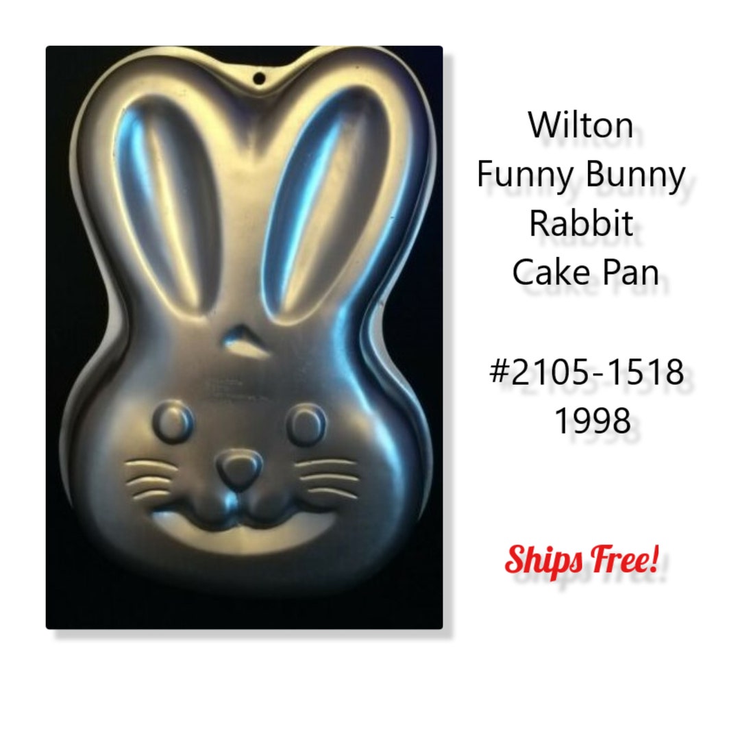 Wilton Funny Bunny Aluminum Cake Pan 1998 2105-1518 - Etsy