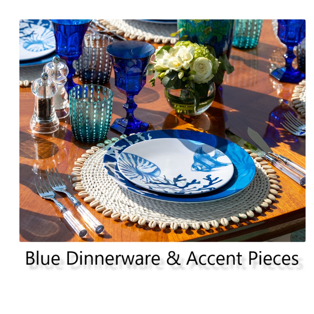 Beautiful Blue Dinnerware & Glass Pieces to Compliment Any Table House ...