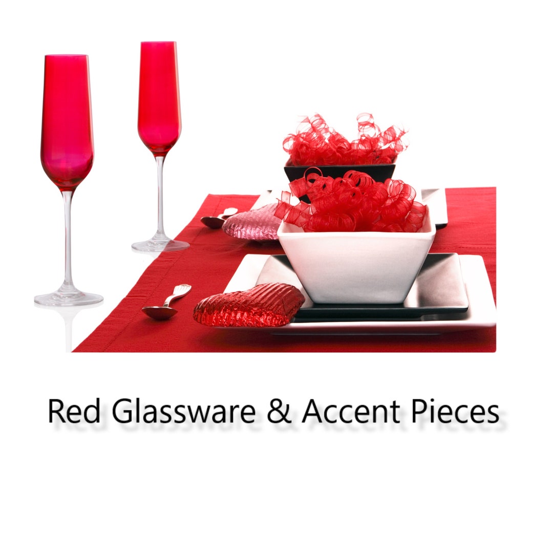 Beautiful Red Accent Pieces to Compliment Any Table or Household Decor ...