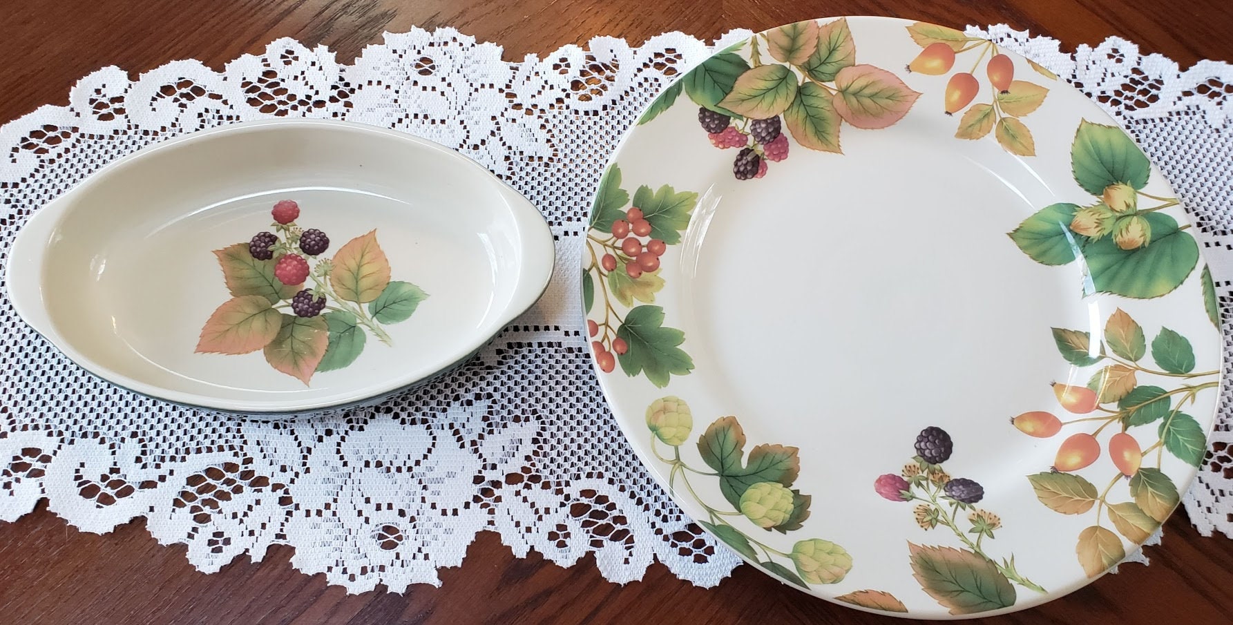 Cloverleaf England Bakeware Casserole & Serving Plate Country - Etsy