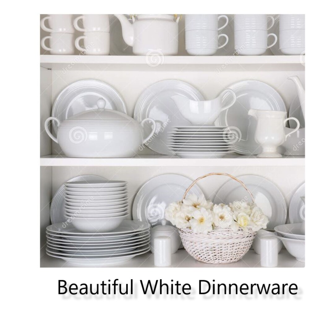 Beautiful White Dinnerware & Accent Pieces to Compliment Any Table or ...