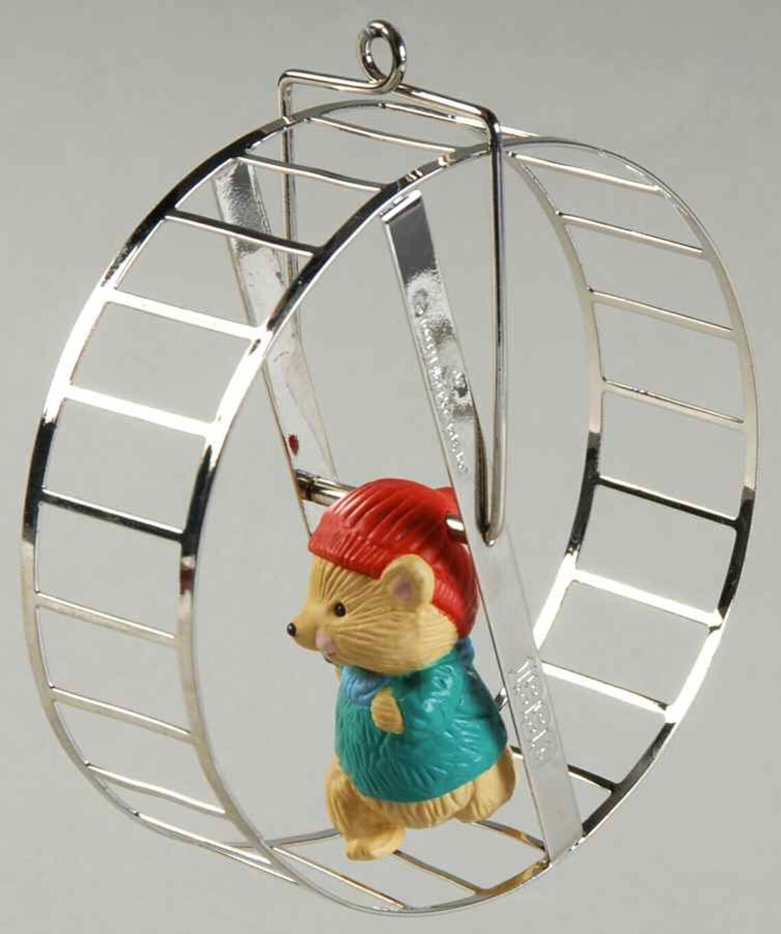 1993 Hallmark Ornament Big Roller Wheel Spins Warm & Special Friends ...