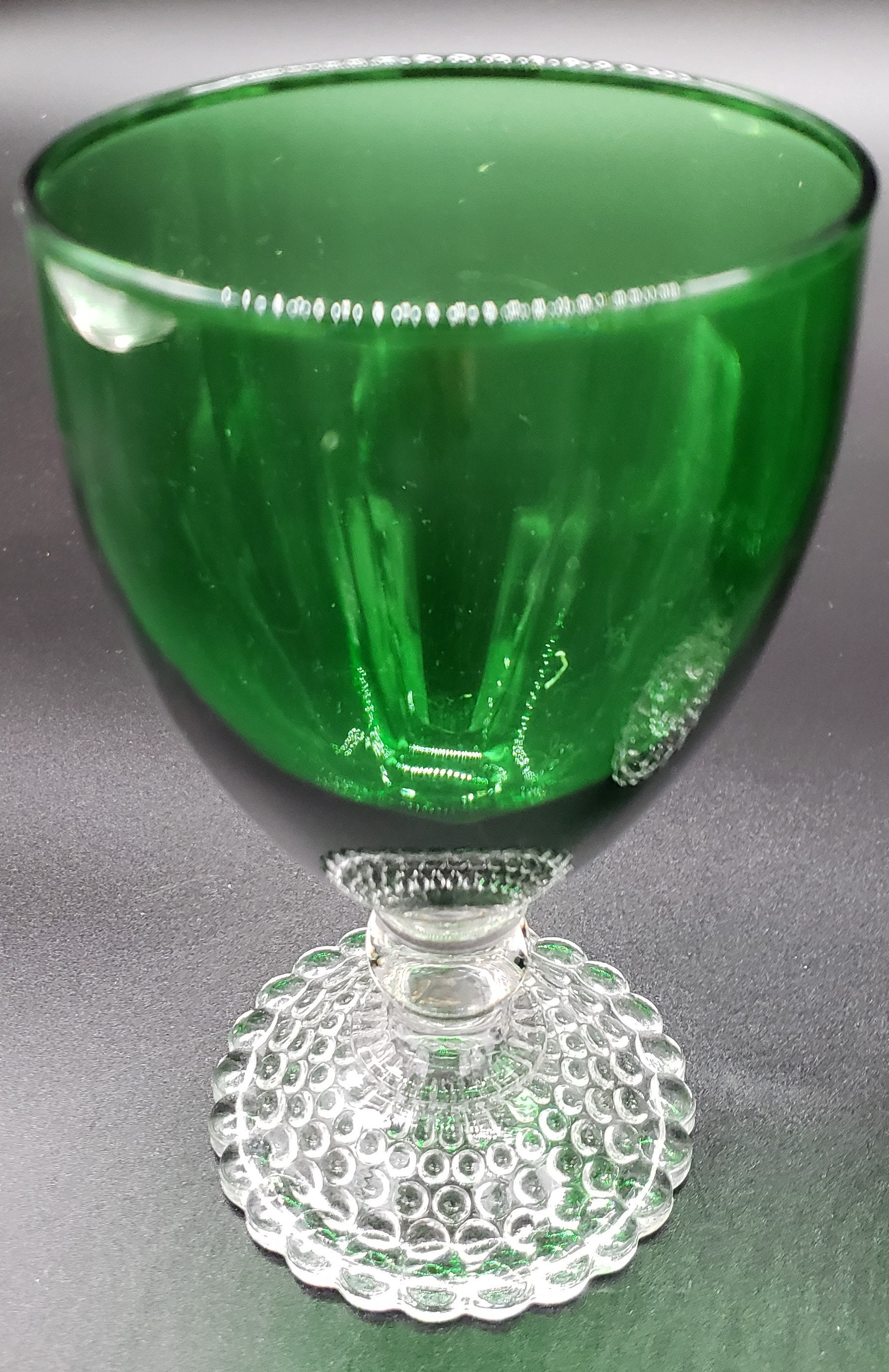 Set of Seven Bubble Foot Champagne/tall Sherbets Water | Etsy