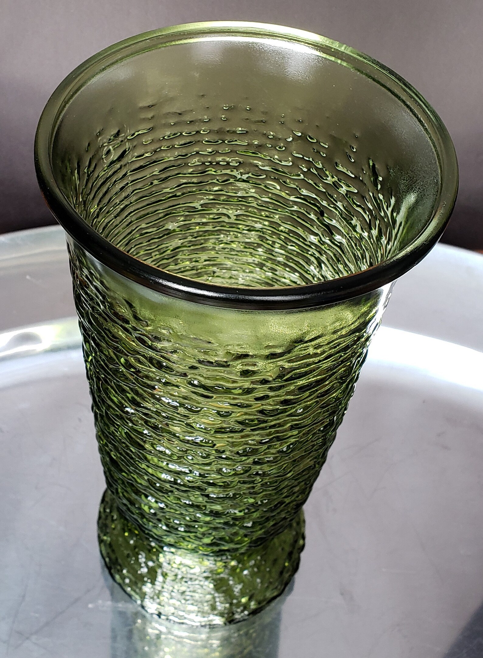 9flowervase Soreno Avocadogreen By ANCHORHOCKING | Etsy