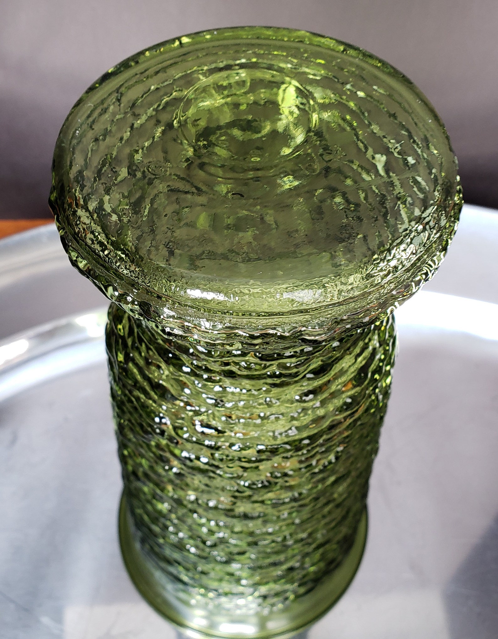 9flowervase Soreno Avocadogreen By ANCHORHOCKING - Etsy