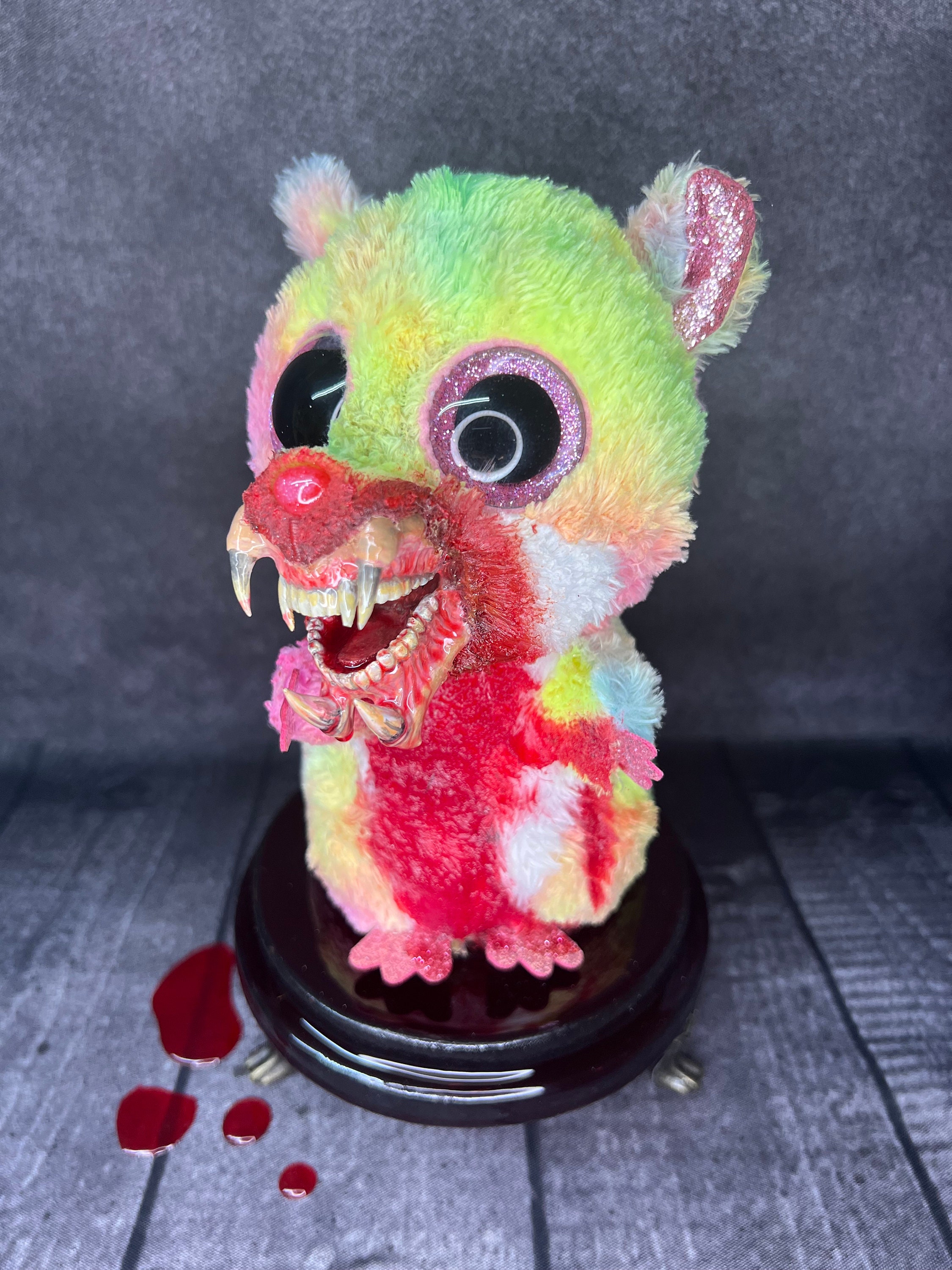 Infected Fluff, Zombie Stuffed Animal. Custom Zombie Art #5 Predator ...