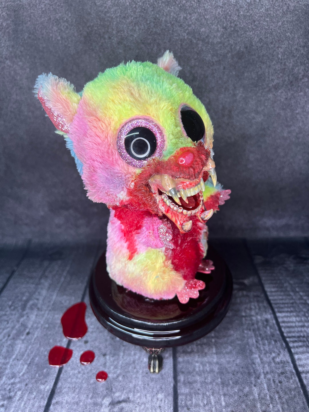 Infected Fluff, Zombie Stuffed Animal. Custom Zombie Art #5 Predator ...