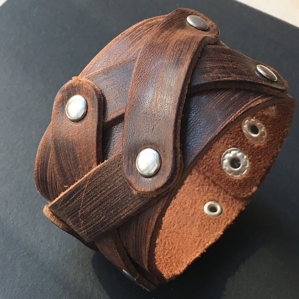 Rivet Cuff Bracelet - Etsy